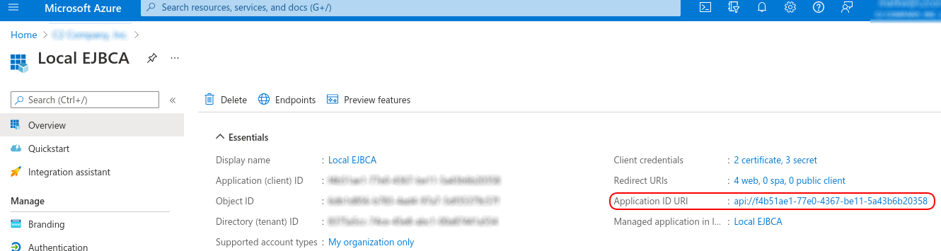 Configuring Audience Claims
